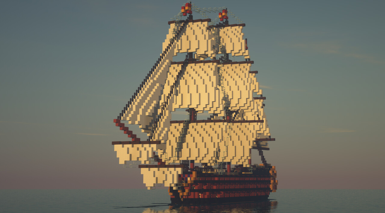 Spanish Ship of the Line Minecraft Map