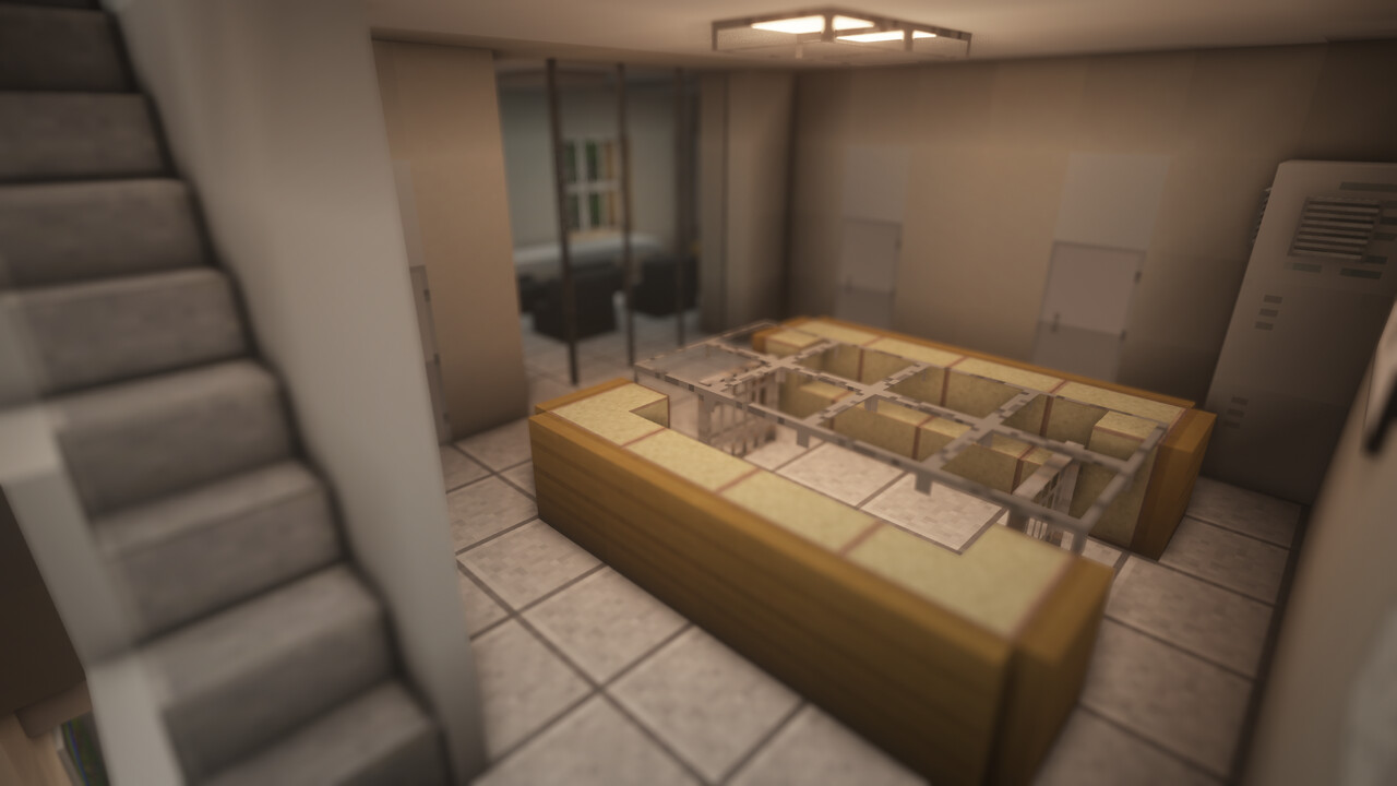 Police substation in the park Minecraft Map