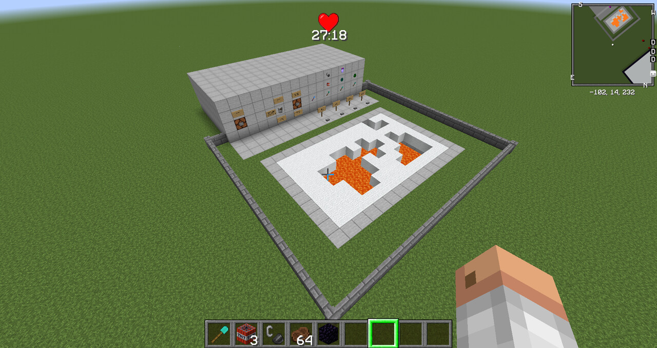 Classic & Simple Spleef Map Minecraft Map