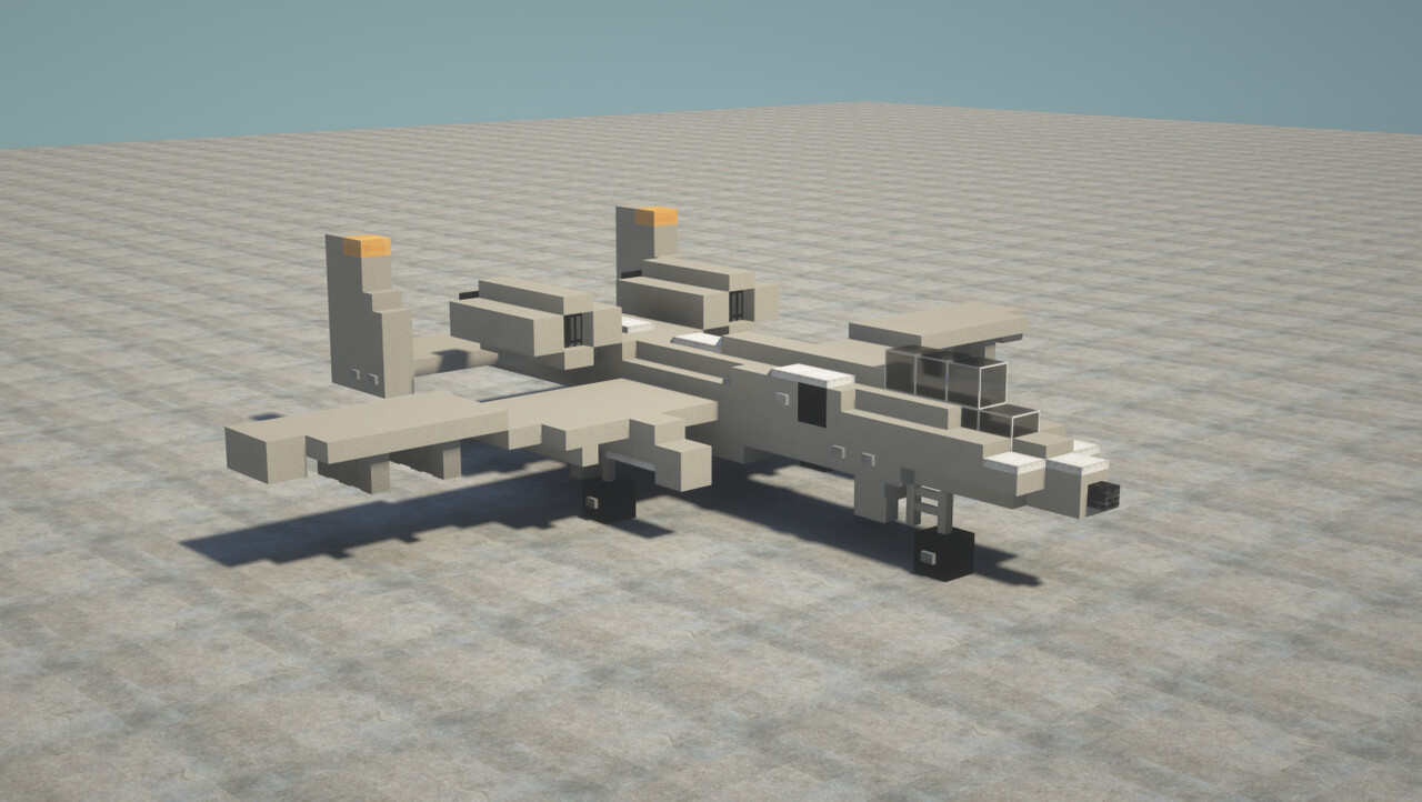 Fairchild Republic A-10 Thunderbolt "A-10 Warthog" Minecraft Map