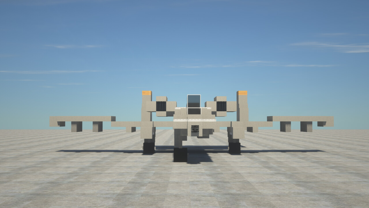 Fairchild Republic A-10 Thunderbolt "A-10 Warthog" Minecraft Map