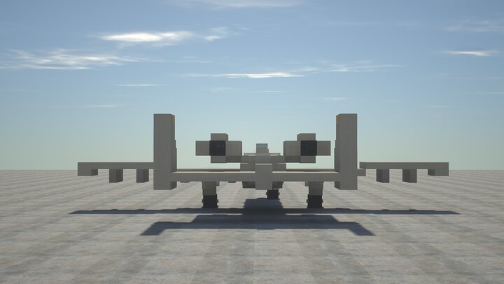 Fairchild Republic A-10 Thunderbolt "A-10 Warthog" Minecraft Map