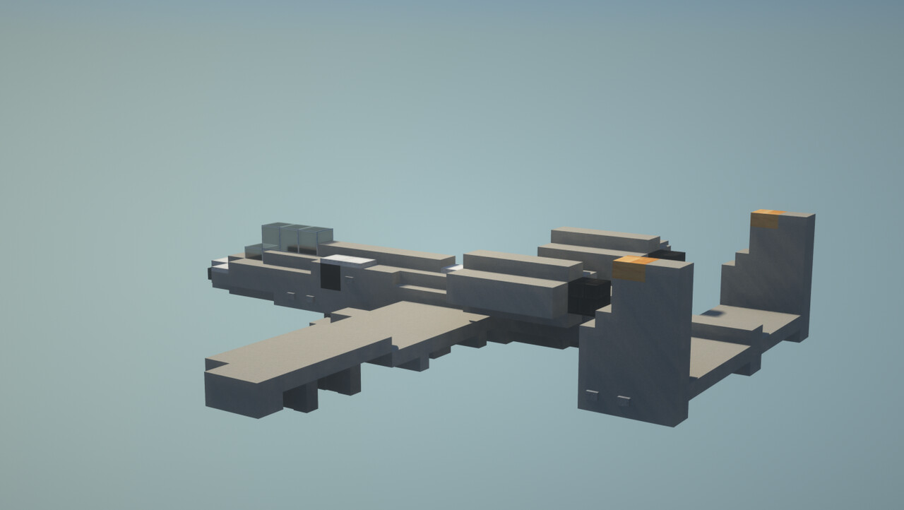 Fairchild Republic A-10 Thunderbolt "A-10 Warthog" Minecraft Map