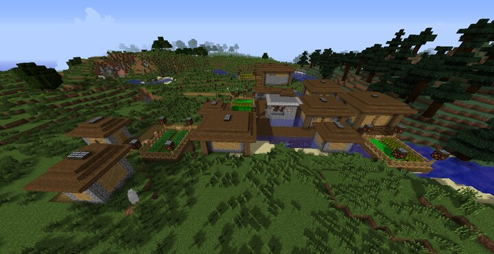 Village Makeover/Upgrade/Transform (Fixed Village) 1.12.2 or Newer Minecraft Map