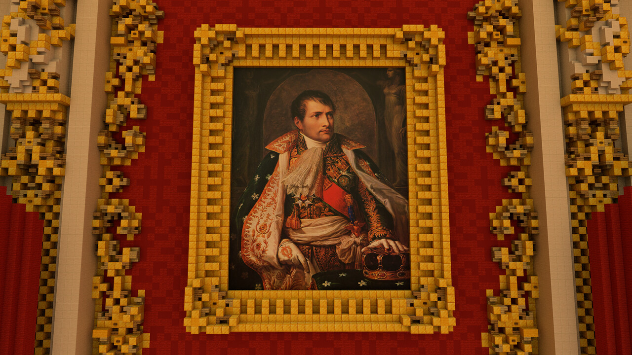 Red cabinet [Updated Rococo Hall] | Interior Minecraft Map