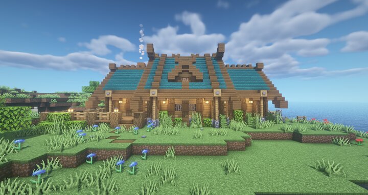 Маленький Дом Викингов || Small Viking House Minecraft Map