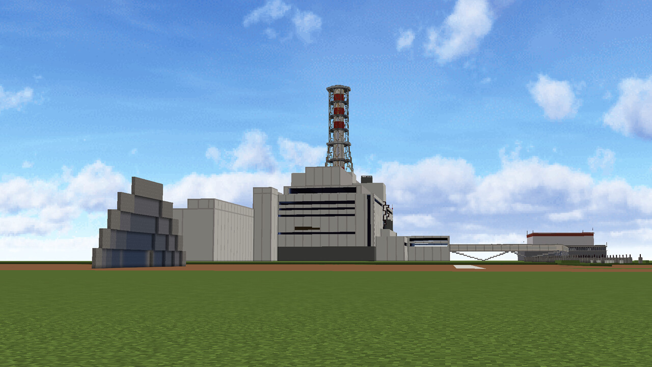 Chernobyl-type Nuclear Power Plant Minecraft Map