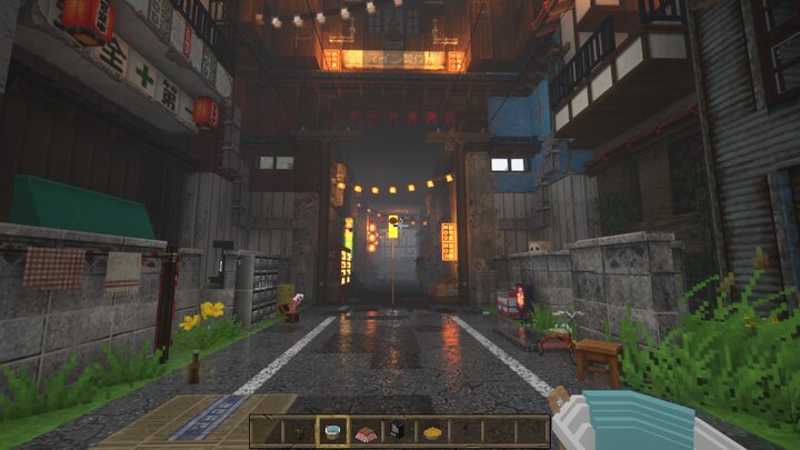 Japanese Yokai City Minecraft Map