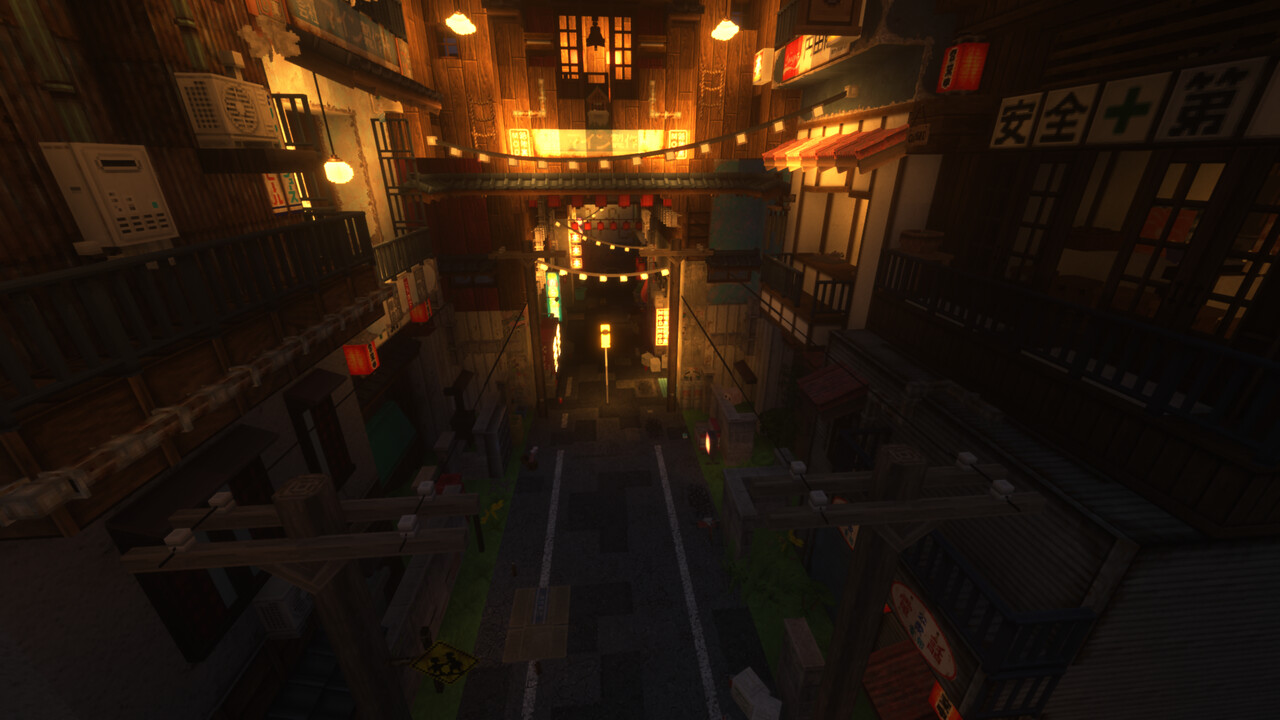 Japanese Yokai City Minecraft Map