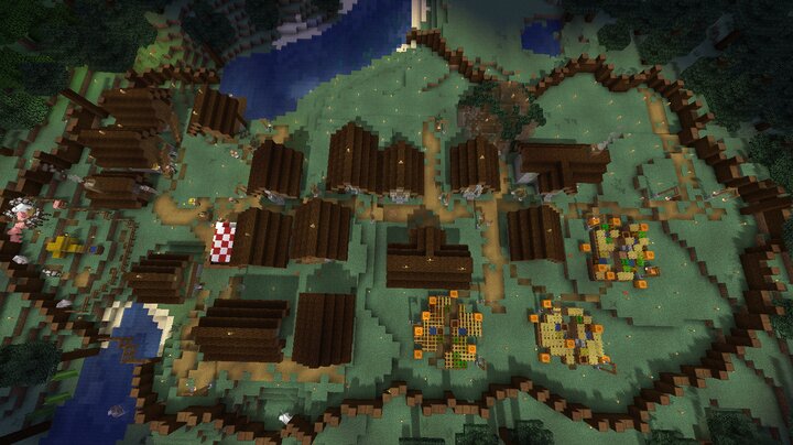 Spruce Village Upgrade Minecraft Map