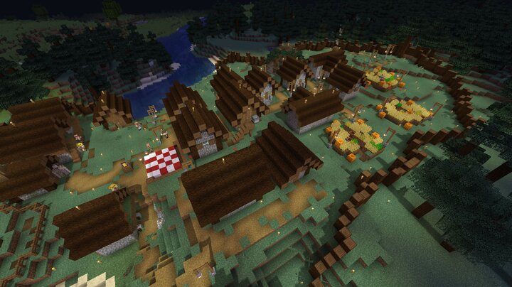 Spruce Village Upgrade Minecraft Map