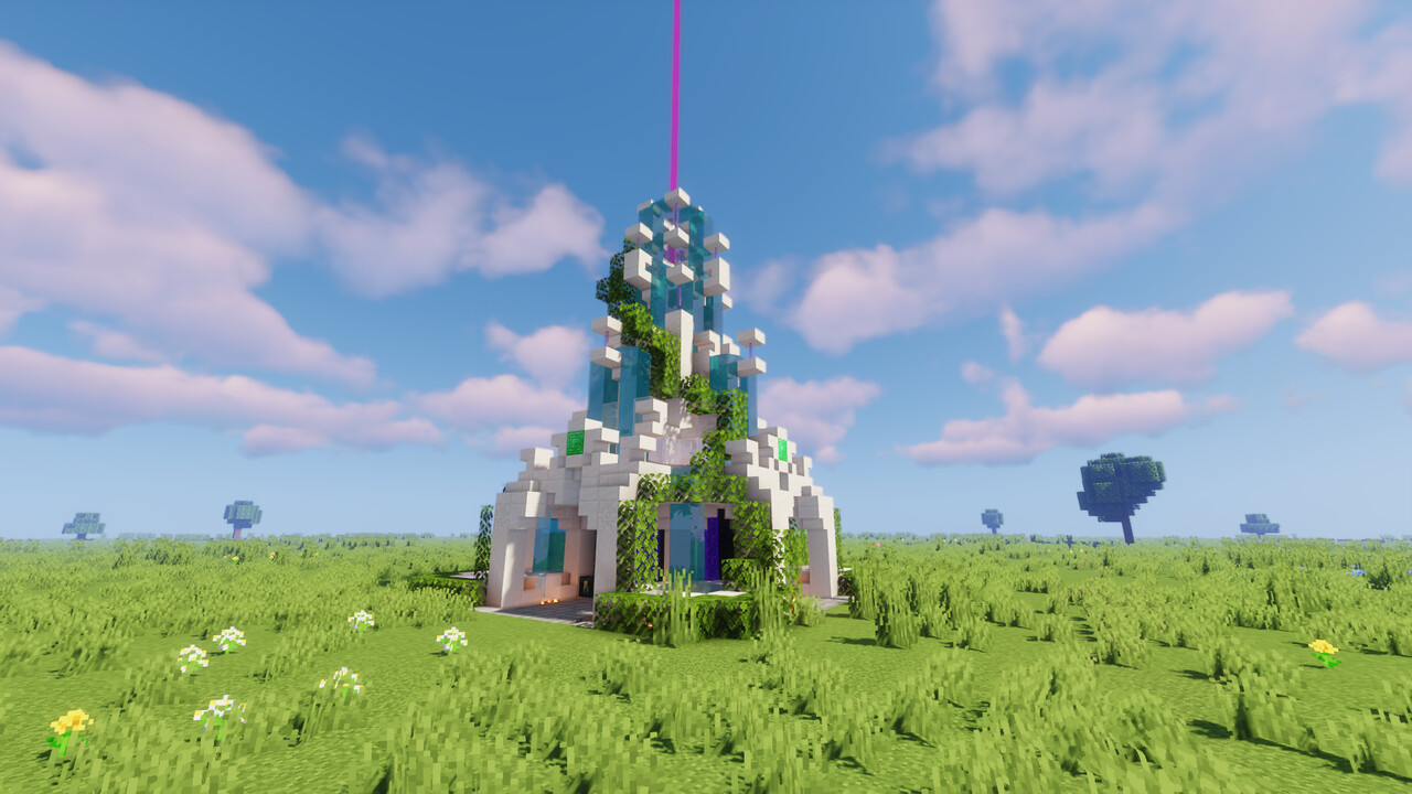 Fancy Fountain with Nether Portal (*o*) Minecraft Map