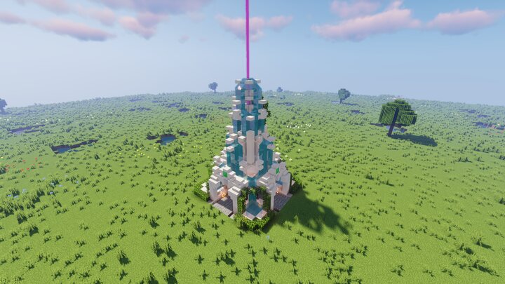 Fancy Fountain with Nether Portal (*o*) Minecraft Map