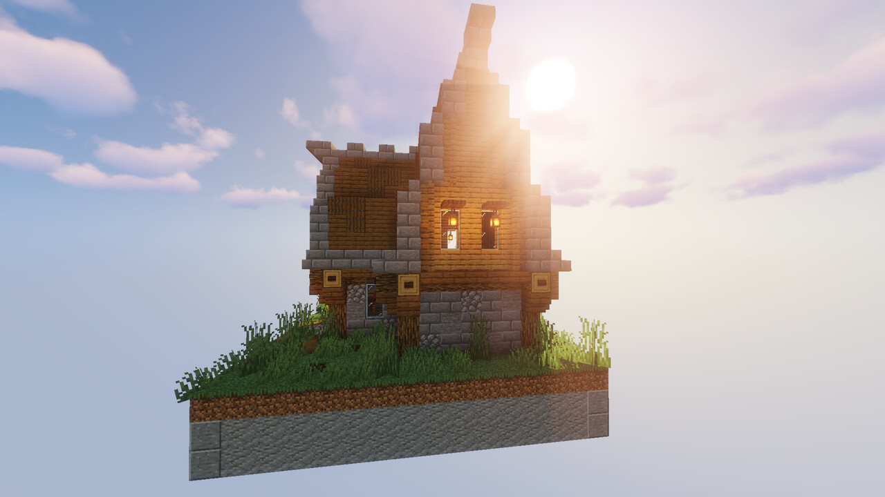Medieval House One Chunk v3 | 1.15.2 Minecraft Map