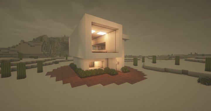 81 - Modern desert home Minecraft Map