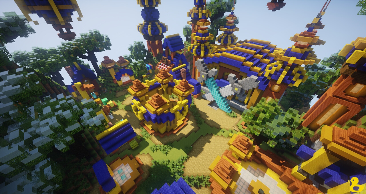 GriefLand Spawn Minecraft Map