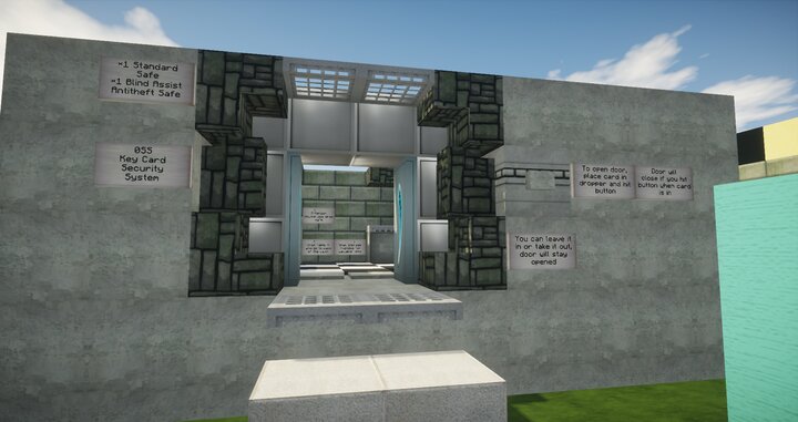 Key Card Vault Minecraft Map