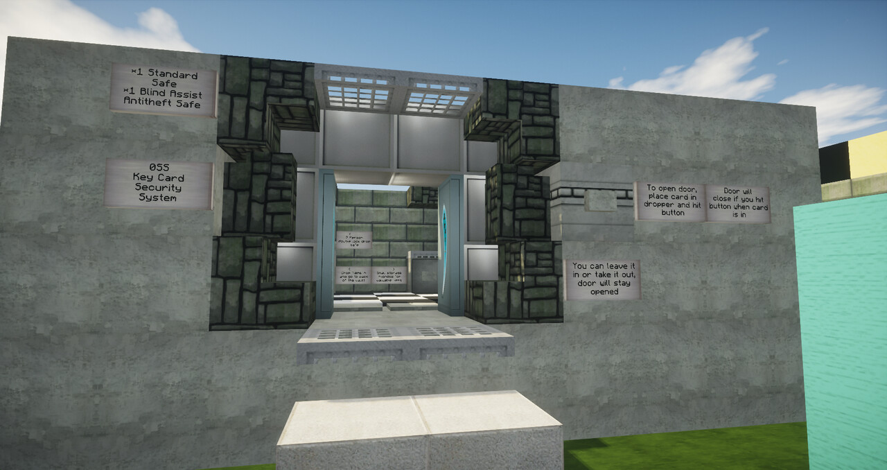 Key Card Vault Minecraft Map