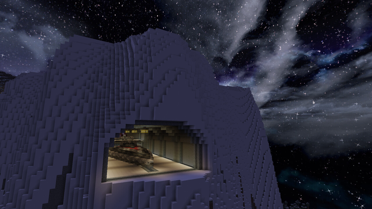 Mountain Mansion with Star Wars vibes 🌠(Creative World) Minecraft Map