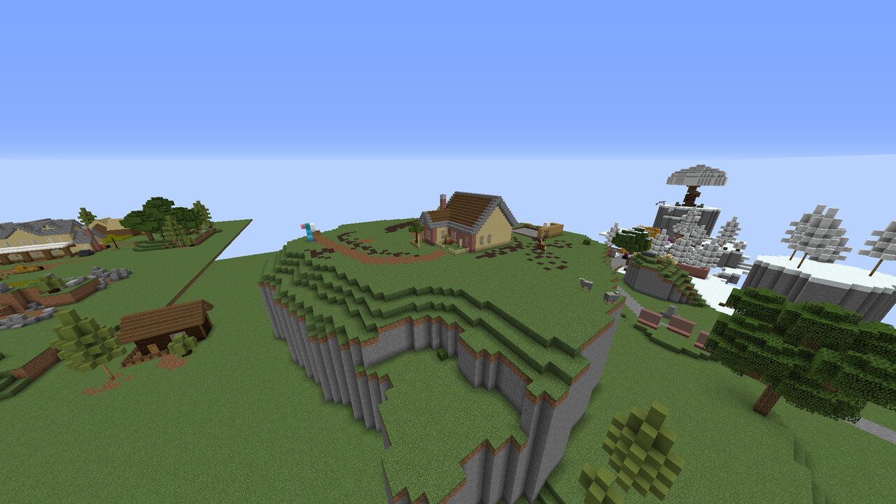 Entire Fortnite map in minecraft! Minecraft Map