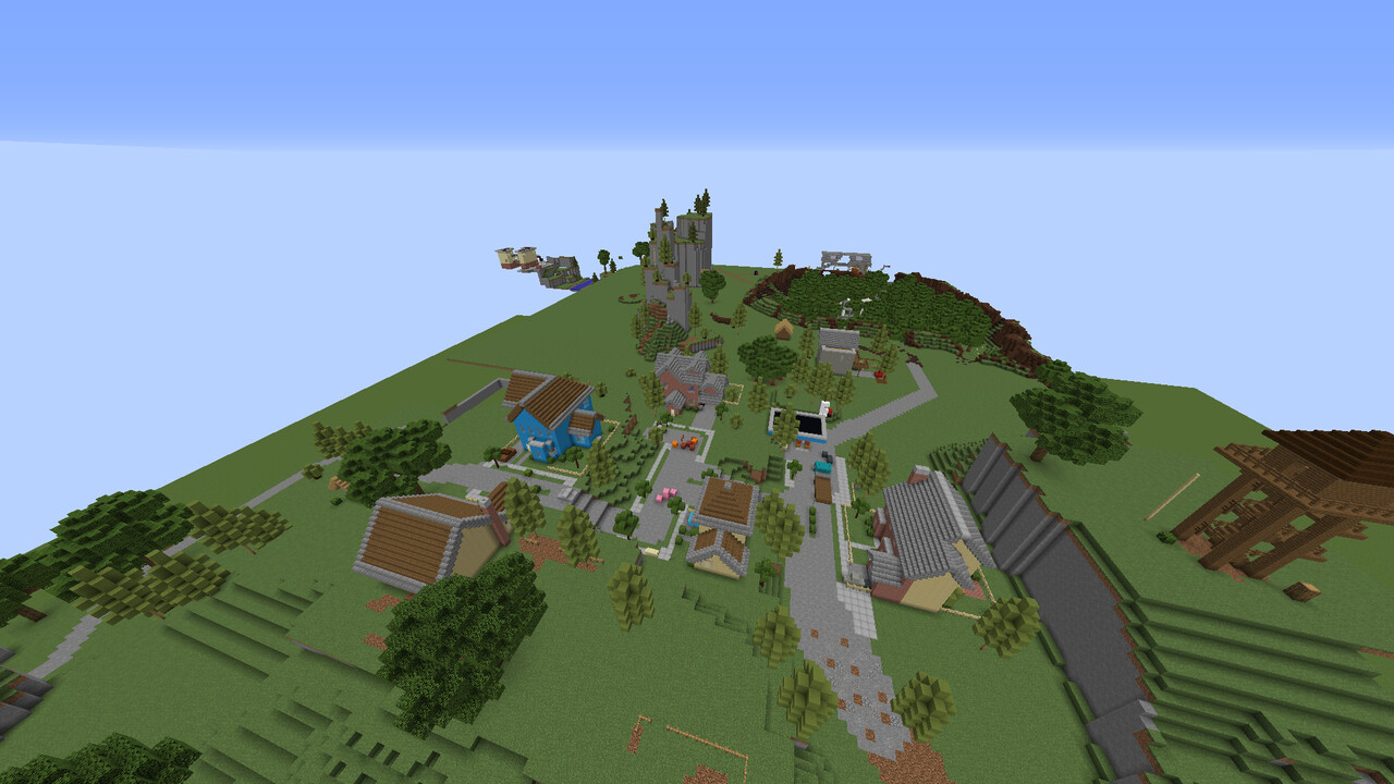 Entire Fortnite map in minecraft! Minecraft Map