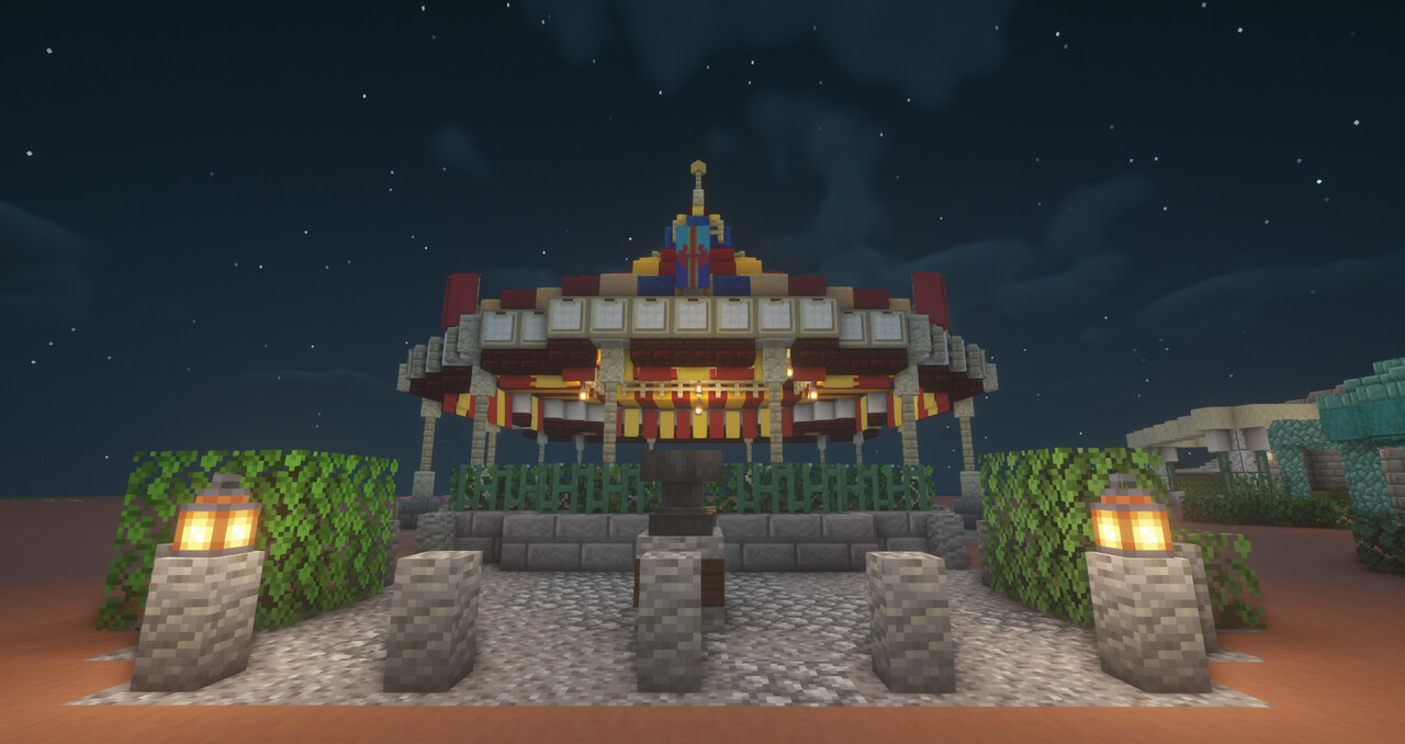 Cinderella Carousel (Hong Kong Disneyland) Minecraft Map