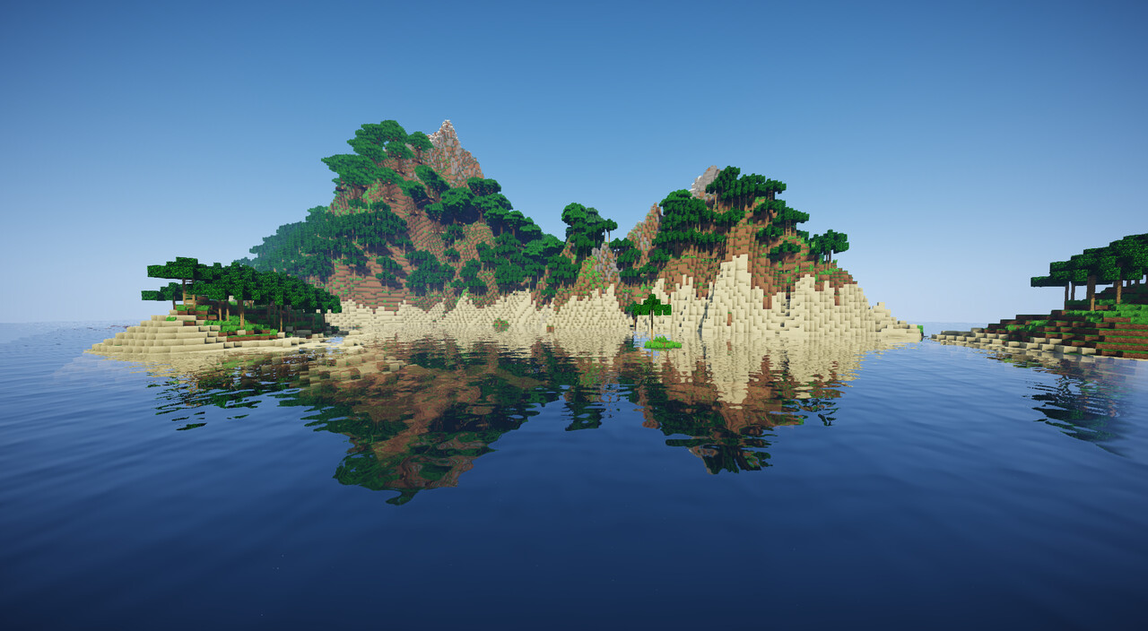 Tropical island Minecraft Map