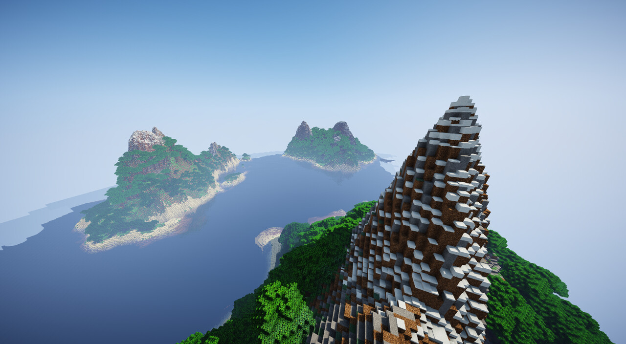 Tropical island Minecraft Map