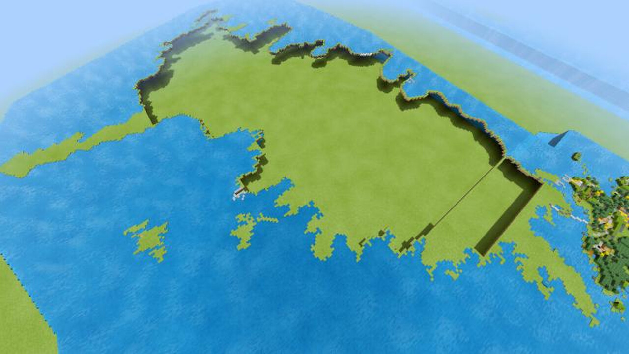 Layout World of EstoniaRP. Work in Process. Minecraft Map