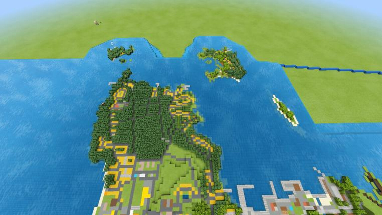 Layout World of EstoniaRP. Work in Process. Minecraft Map