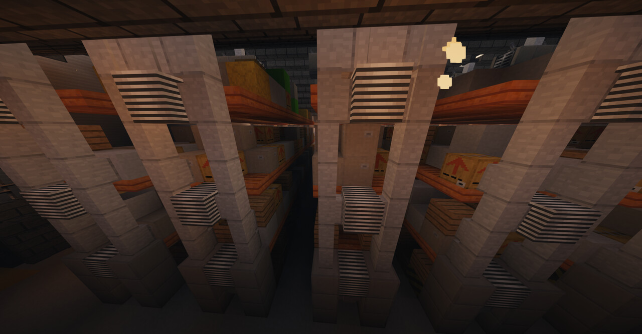 The Triel freight train complex Minecraft Map