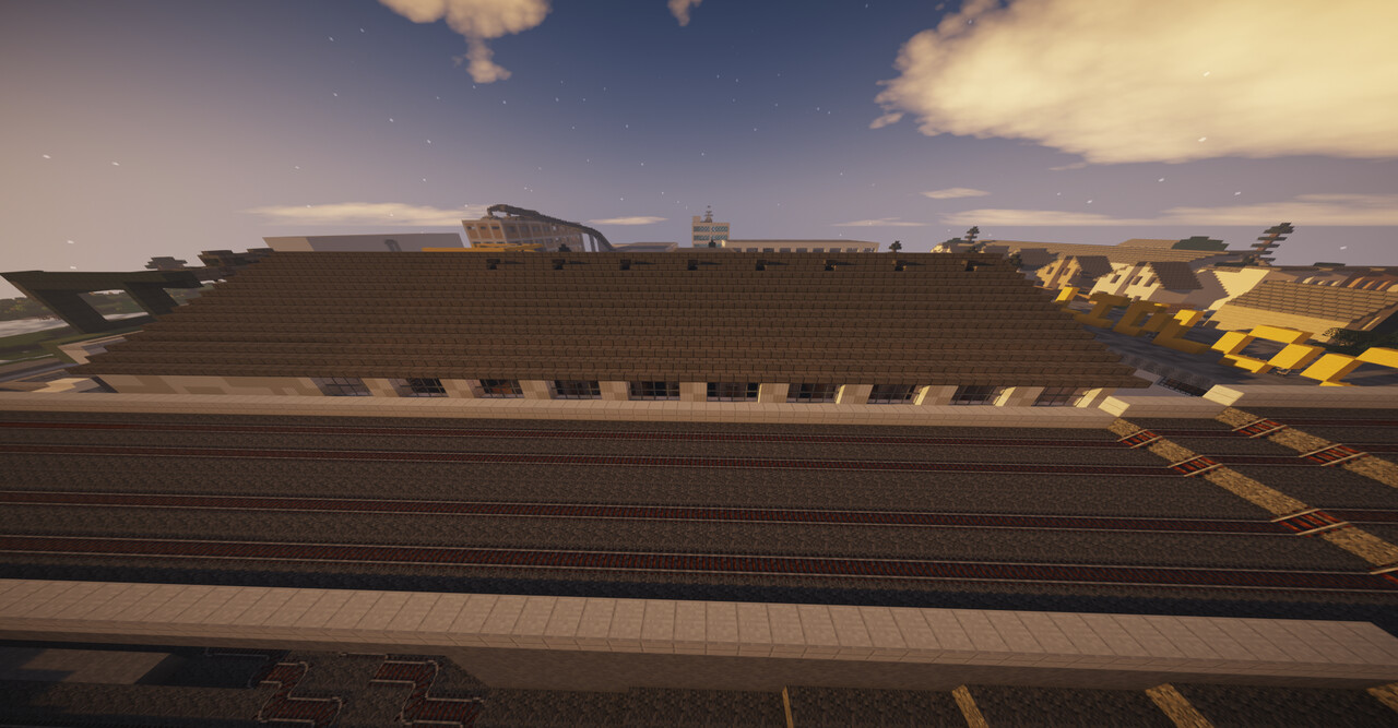 The Triel freight train complex Minecraft Map