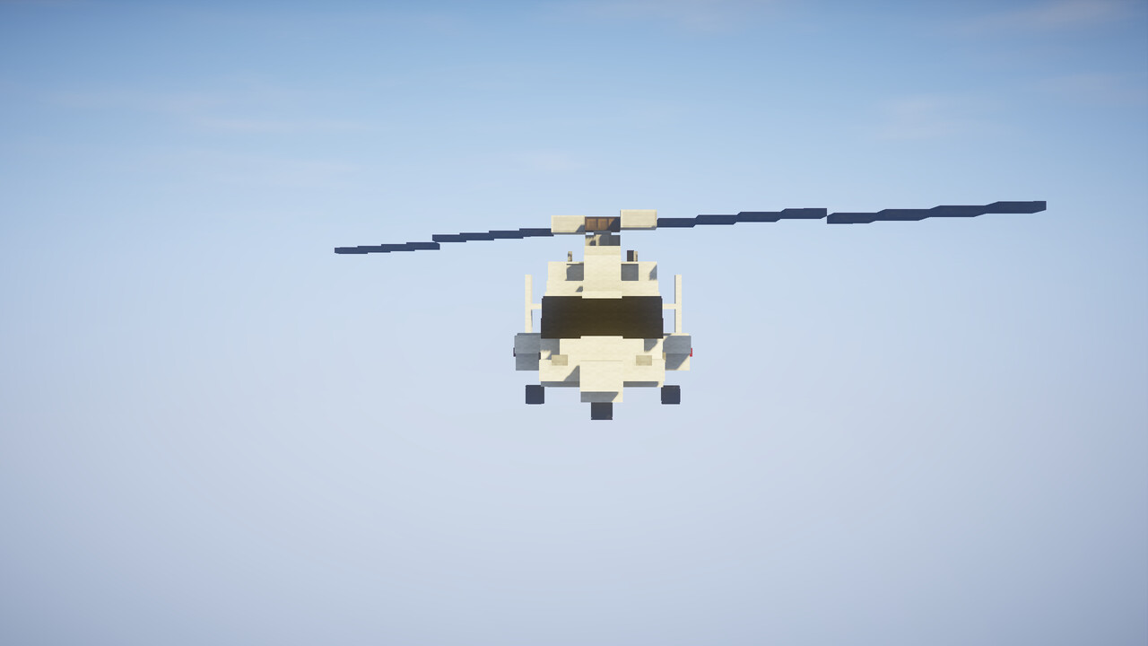1,5:1 Bell 222 Helicopter Minecraft Map
