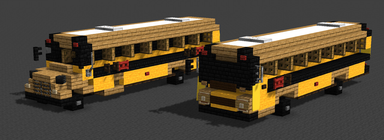 American School Buses Minecraft Map