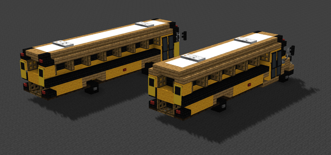American School Buses Minecraft Map