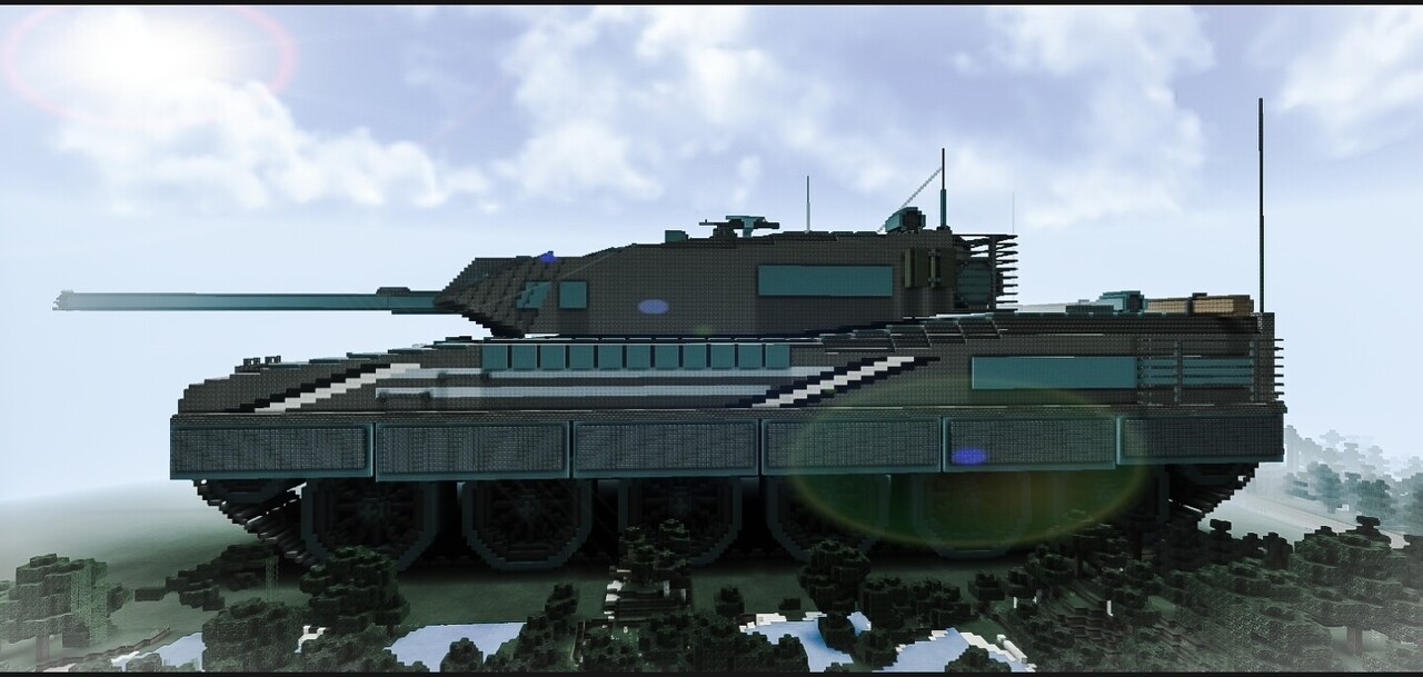 Military Tank for Minecraft Minecraft Map