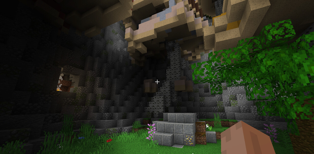 Over Grown survival spawn Island with JAVA world download Minecraft Map