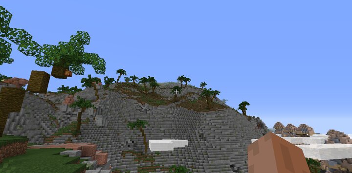 Over Grown survival spawn Island with JAVA world download Minecraft Map