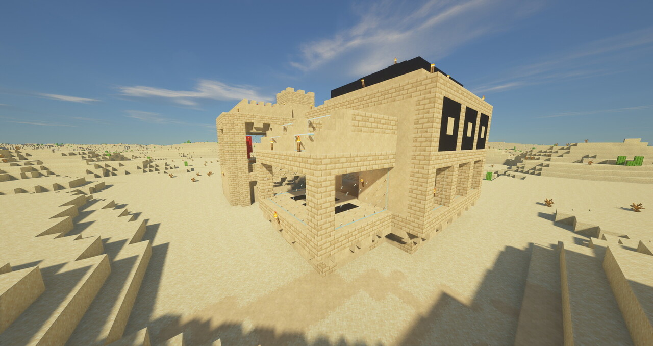 The Burning Desert - Desert refuge Minecraft Map