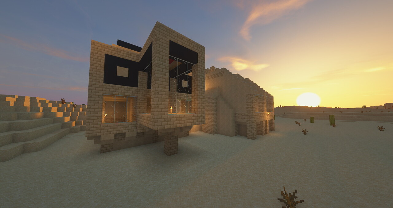 The Burning Desert - Desert refuge Minecraft Map