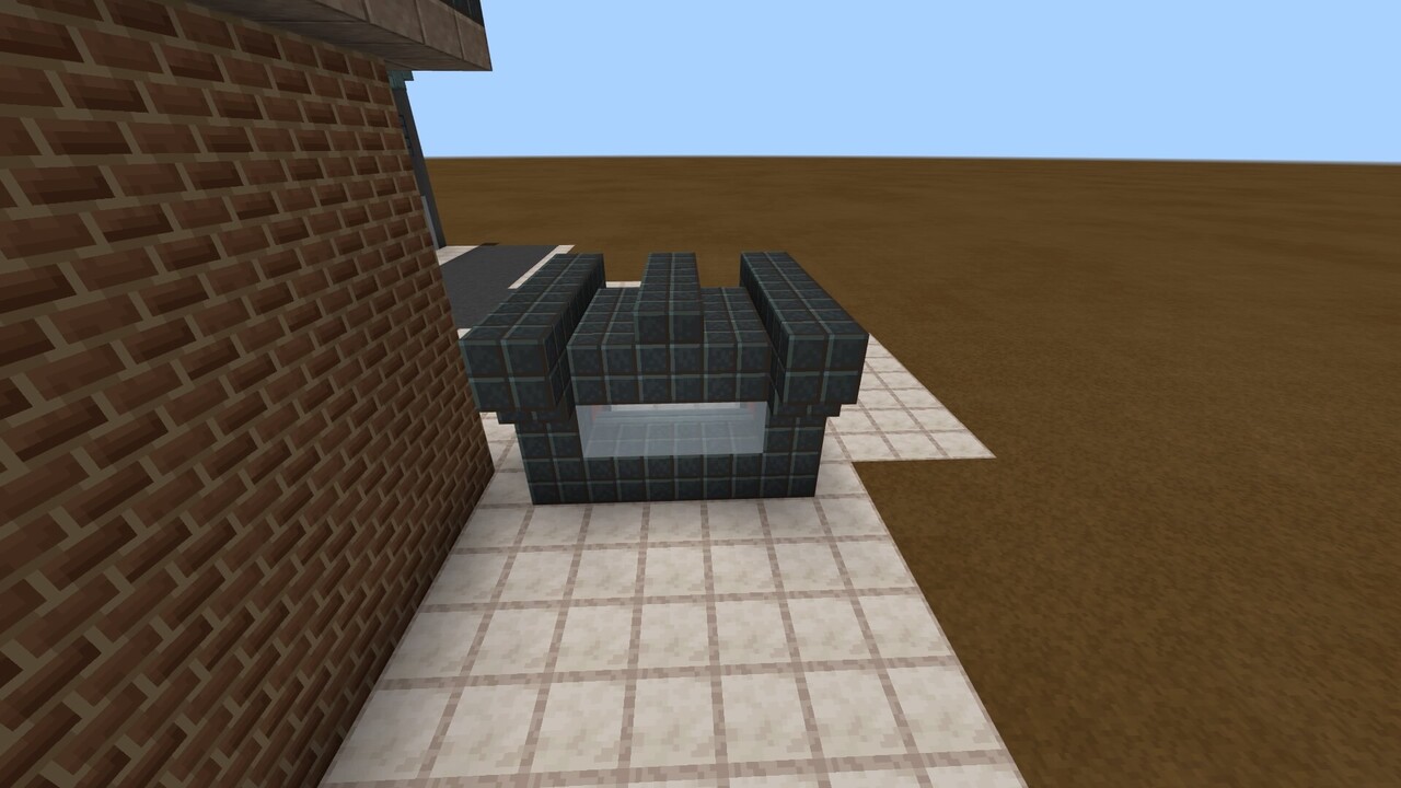 Boston 2077 World Objects #1 BUS STOP Minecraft Map