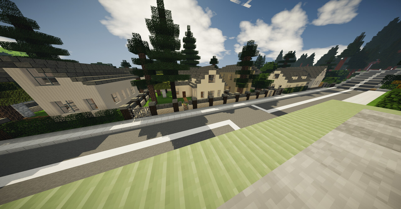 The Arcy's neighbourhood houses Minecraft Map