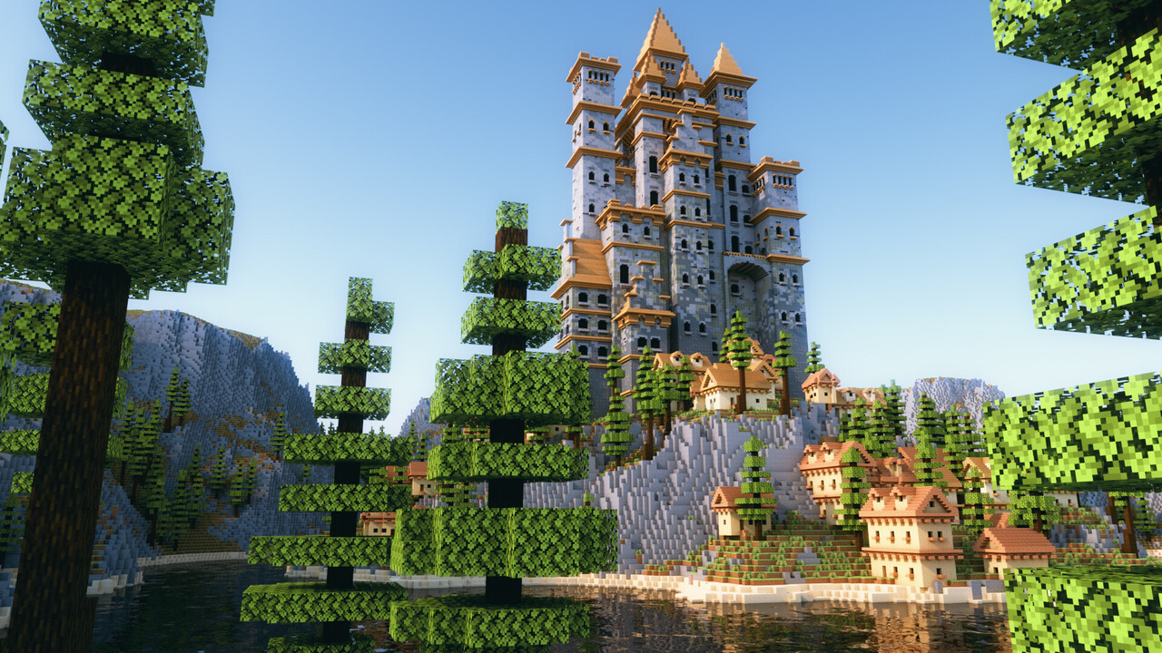 Island Castle Minecraft Map