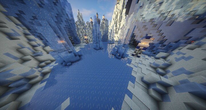 ⛄ 1v1 Ice - AliensBuilds ⛄ Minecraft Map