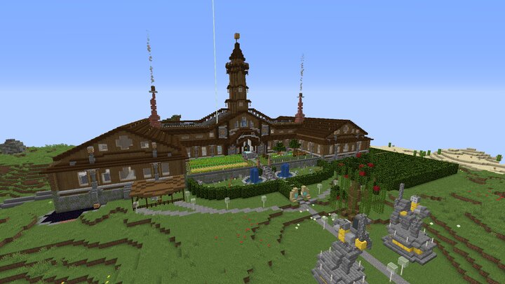 Dead Keys Mansion: Open World and Mini-Game | NEW 2022 UPDATE Minecraft Map