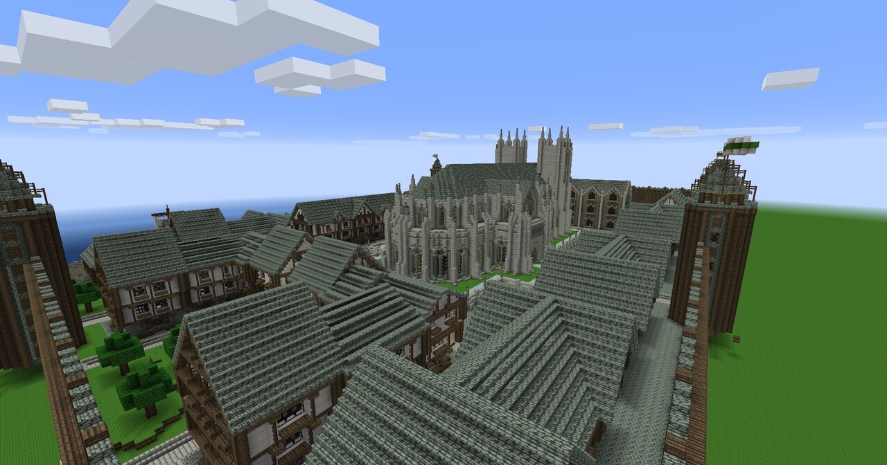 Greglesbury: A Grand Tudor Town. Minecraft Map