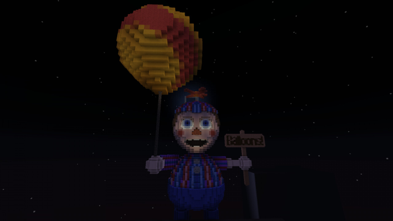 Fnaf RollerCoaster Remake Minecraft Map