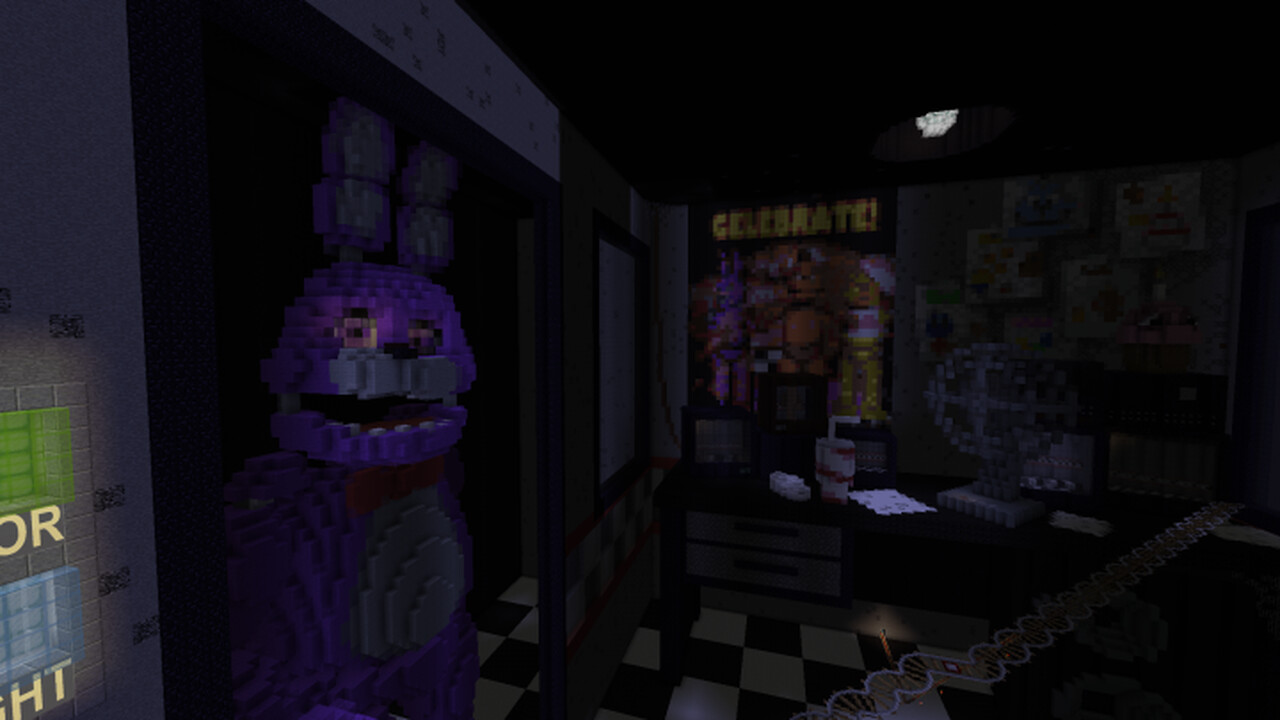 Fnaf RollerCoaster Remake Minecraft Map