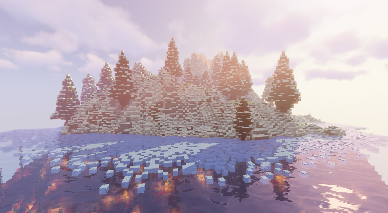 Multi-Biome Island (Couldn't think of a creative name sorry) [3k x 3k ...