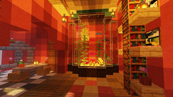 pink palace (1.15.2 house) Minecraft Map